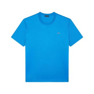 Paul & Shark Logo Detail T-shirt - - Tops - Herren - Blau - 3XL