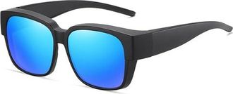 Generic Lunettes De Soleil Polaris&eacute;es Grand Format For Homme Et Femme, Style Sport, Conduite, Photo En Ext&eacute;rieur(Blue)