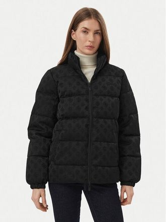 Guess Winterjacke V6BL06 W4302 Schwarz Regular Fit