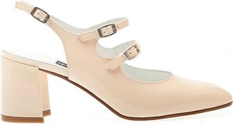 Carel Hohe Schuhe - Slingback Tacco Mm Vernice Beige - Gr. 40 (EU) - in Beige - f&uuml;r Damen