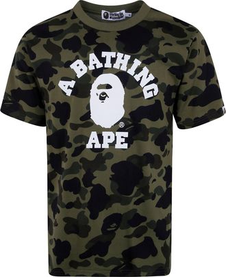 A Bathing Ape T-Shirt Camouflage 1St Camo College Tee