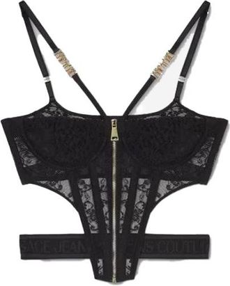 Versace Jeans Couture Femme, Tops, Noir, Taille: 38 FR Bustier Top