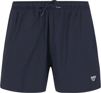 Emporio Armani Herren Badeshorts blau Mikrofaser unifarben
