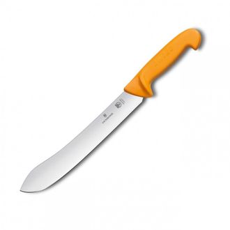 Victorinox by Swiss Army coltello da cucina Swibo con lama normale da 25 cm, giallo, 5.8436.25