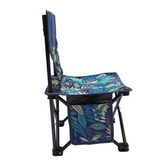 DOITOOL Leichter Faltbarer Angelstuhl aus Oxford Stahlrahmen Kompakt und Robust Tragbarer Campingstuhl für Outdoor Picknick Angeln mit Tragetasche Platzsparen