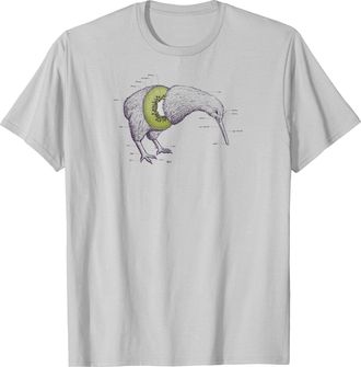 Threadless Mens & Womens Kiwi Anatomy T-Shirt