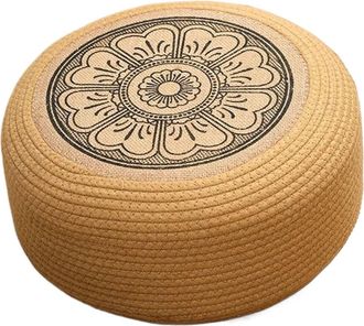 Generic Outdoor Pouf Ottoman | Gewebte, runde Outdoor-Poufs - Boden-Sitzgelegenheit f&uuml;r Au&szlig;enterrasse, Wohnraum, Garten, Haus, Platzierung an der K&uuml;ste, Terra