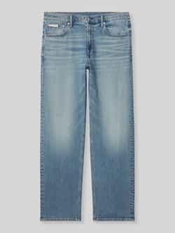 Calvin Klein Jeans Straight Fit Jeans aus reiner Baumwolle