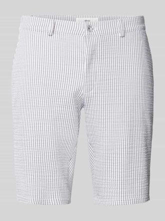 Brax Slim Fit Bermudas mit Streifenmuster Modell SILVIO