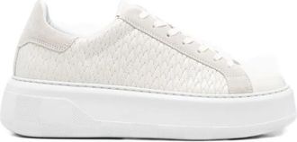 Woolrich Femme, Chaussures, Blanc, Taille: 37 EU Chunky Court Baskets