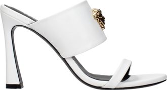 Versace Femmes Sandales Cuir Blanc