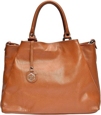 Luisa Vannini Braun Rindsledertasche