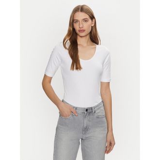 Calvin Klein T-Shirt K20K208050 Wei&szlig; Slim Fit