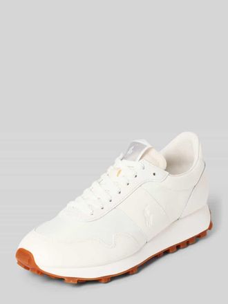 Polo Ralph Lauren Sneaker aus Leder-Textil-Mix mit Label-Detail