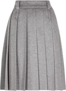 Miu Miu Jupe plissée en laine vierge et cachemire