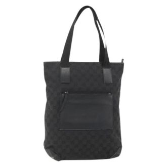 Gucci Sac cabas vintage pr&eacute;-poss&eacute;d&eacute; - Femme - Pre-owned - Noir - Taille: ONE Size