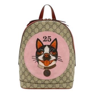 Gucci Pre-owned GG Supreme Bosco Leder Rucksack - - Pre-owned - Damen - Mehrfarbig - ONE SIZE