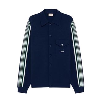 Autry Strickjacke aus Viskose - - Shirts - Herren - Blau - XL