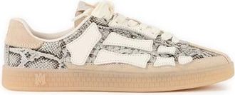 Amiri Baskets Snake Pacific Bones en cuir