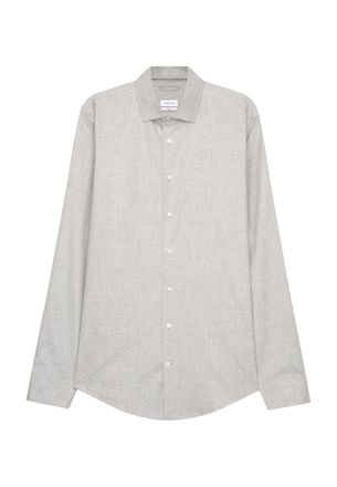 Seidensticker Herren 650370-32 Hemd, grau, (Herstellergr&ouml;&szlig;e: 45)