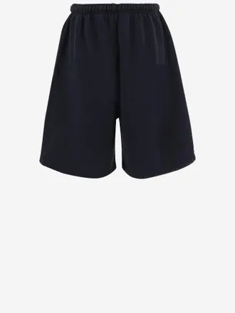 Willy Chavarria Mens Cotton Shorts Black