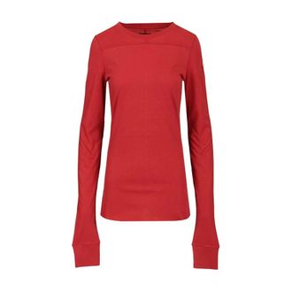 Moncler Femme, Tops, Rouge, Taille: 38 FR T-Chemises
