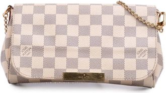 Louis Vuitton Hobo Bags - Damier Azur Favorite PM - Gr. unisize - in Weiß - für Damen