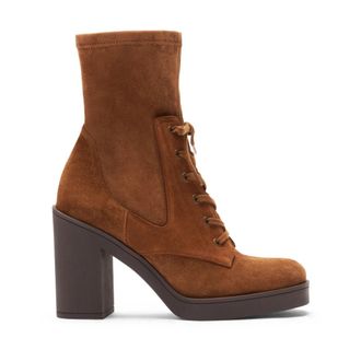 Stuart Weitzman Everitt 80 Bootie - - Shoes - Damen - Braun - 35 EU