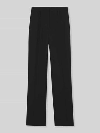 HUGO BOSS High Waist Stoffhose aus Wolle mit Seitenschlitz