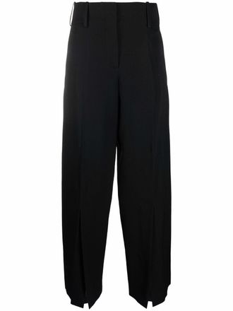 J.W.Anderson pantalon ample &agrave; fentes - Noir
