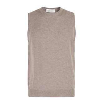 FILIPPO DE LAURENTIIS Kaschmir Wollweste - - Knitwear - Herren - Beige - 2XL