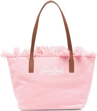 MC2 Saint Barth Femme, Sacs, Rose, Taille: ONE Size City Bag Mid Fringe