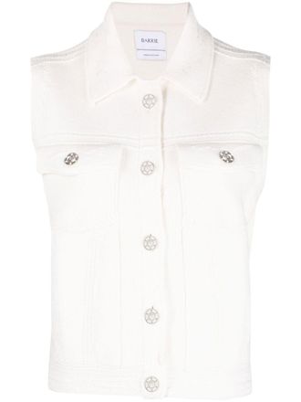 Barrie veste sans manches en maille - Tons neutres