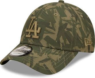 New Era Major League Baseball Fanartikel LA Dodgers Grün Multi 9Forty Adjustable Cap - One-Size