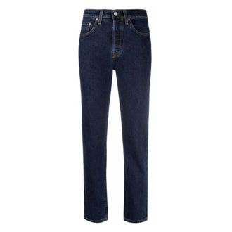 Levi's 501 Crop Salasa Stonewash - - Jeans - Damen - Blau - W30 L28