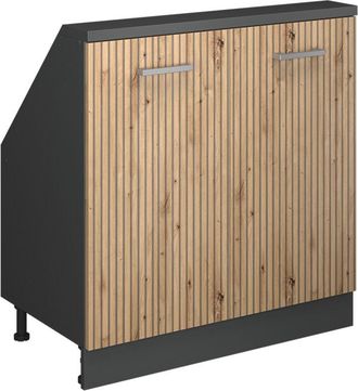 Vicco Dachschr&auml;genschrank Rion, Artisan Eiche/Anthrazit, mit 2 T&uuml;ren, Vicco