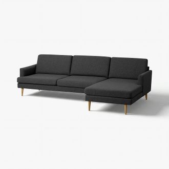 IKEA GRILLSTORP / SMEDSTORP 4er-Sofa mit R&eacute;camiere rechts