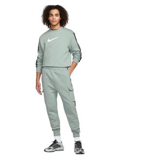 Nike Club Fleece Cargo Hose - - Sport - Herren - Gr&uuml;n - 2XL