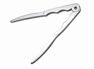 Nerthus Kitchenware Nerthus FIH 322 Pince &agrave; crustac&eacute;s, Acier Inoxydable, Argent, 0.03 x 0.03 x 0.03 cm