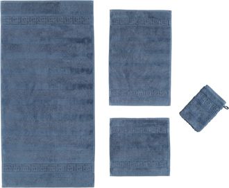 CawÖ Handtücher Noblesse Uni 1001 Nachtblau - 111