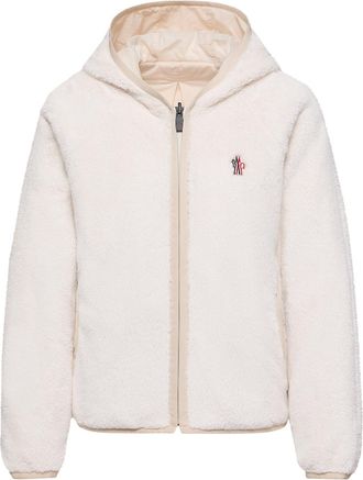 Moncler Moncler Reversible Polartec High Loft Hoodie, Women, White, Size: Xs