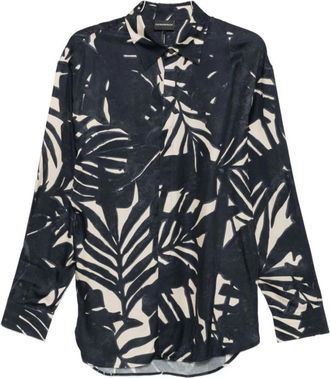 Emporio Armani Homme, Chemises, Multicolore, Taille: XL Floral Print Shirt