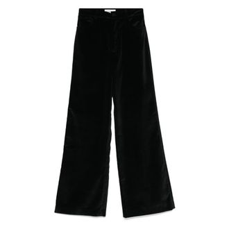 Officine G&eacute;n&eacute;rale Romy 5Pkt Italian Pdye Velvet - - Trousers - Damen - Schwarzk - W29