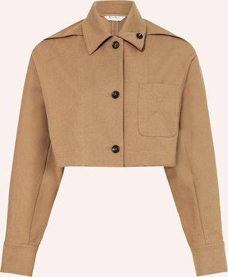 Max Mara Cropped-Jacke Smalto braun