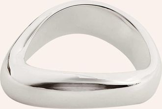 Pompidou Ring Chubby Wave Ring By Glambou silber