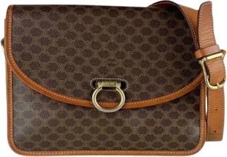 Celine Sac bandouli&egrave;re vintage doccasion - Femme - Pre-owned - Brun - Taille: ONE Size