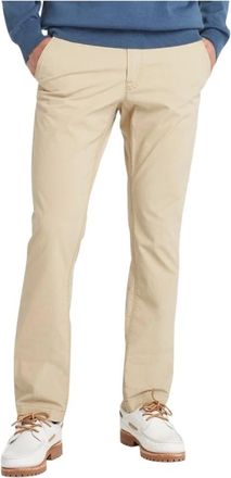 Timberland Homme, Pantalons, Beige, Taille: W34 Claremont Poplin Chino