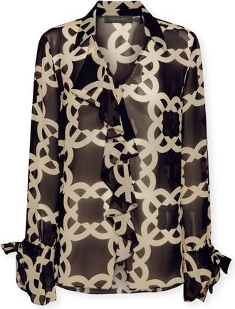 Elena Miro Damen, Blusen & Hemden, Schwarzk, 4XLGröße