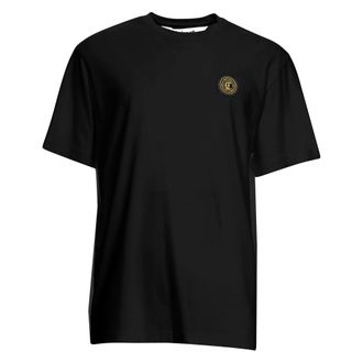 Just Cavalli Homme, Tops, Noir, Taille: 2XL T-shirt &agrave; col rond avec logo