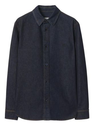 Burberry chemise en jean - Bleu